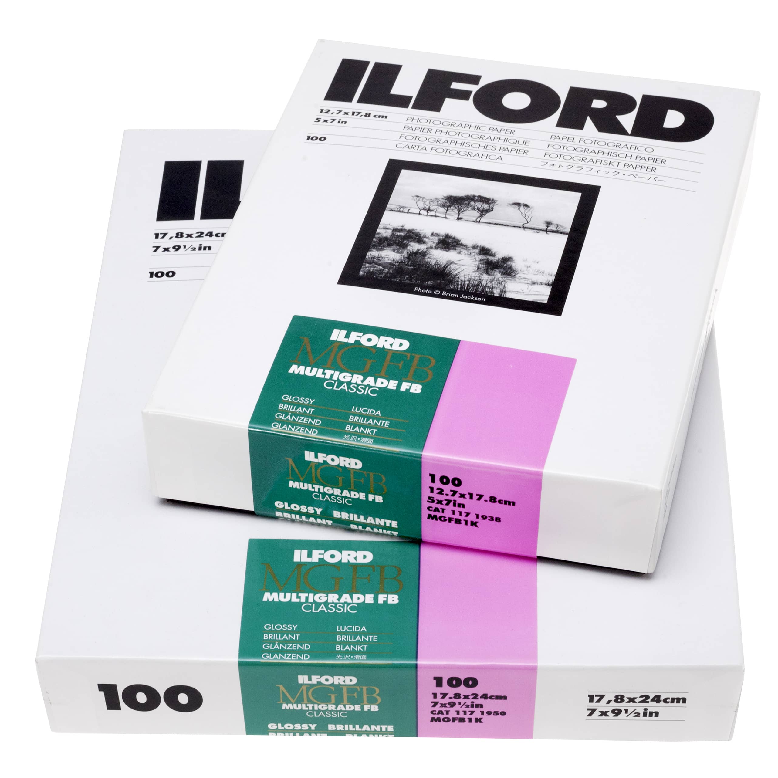 ILFORD Multigrade FB Classic 1K 17,8X24 25lap 18x24 barit papír